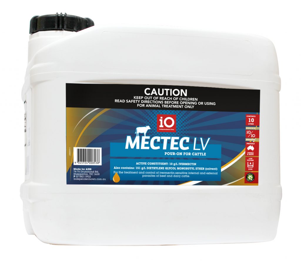 iO Mectec Pour-On for Beef and Dairy Cattle | Independents Own