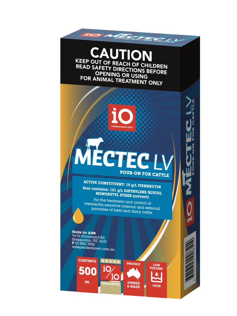 iO Mectec LV Pour-On for Cattle | Independents Own